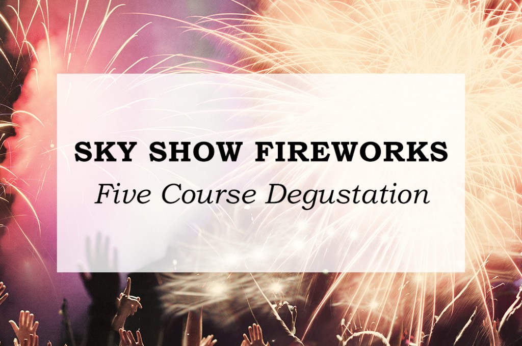 Sky Show Fireworks Five Course Degustation - One80 Restaurant